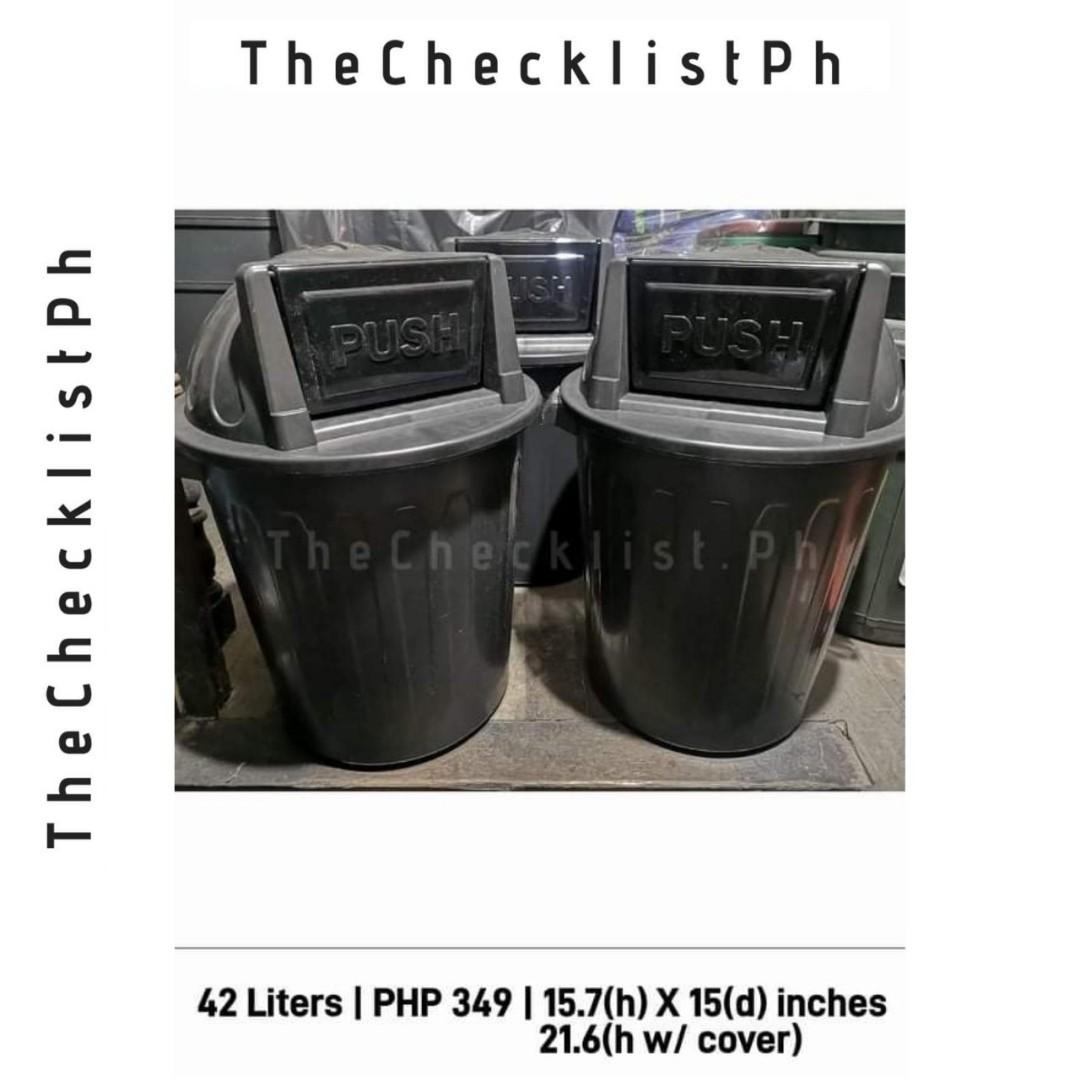 42 Liters Garbage Bin, Furniture & Home Living, Cleaning & Homecare ...