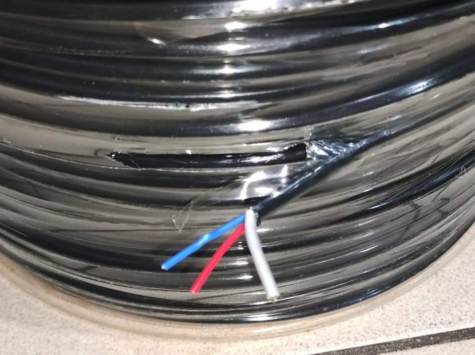 AD-LINK Outdoor UTP Cable Cat5e Combine Cable Pure Copper (4 UTP Wires ...