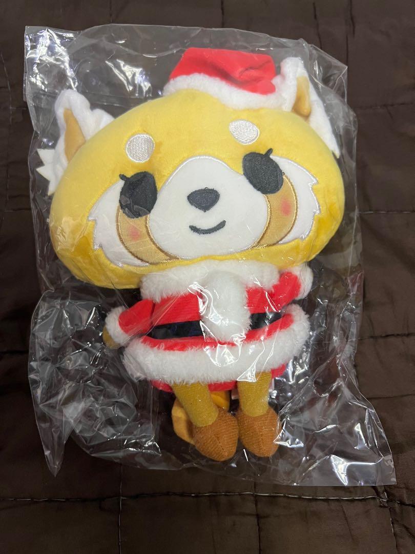 Aggretsuko Christmas Plush, Hobbies & Toys, Toys & Games on Carousell
