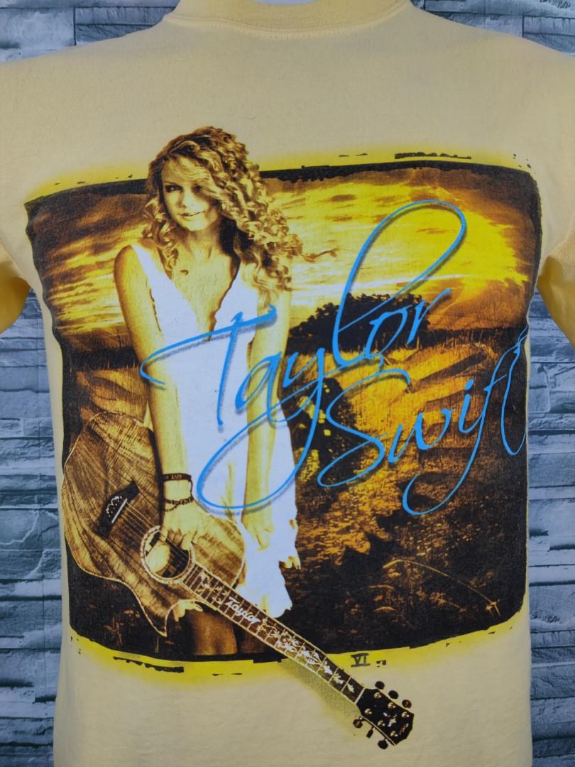 American Singer Taylor Swift Yellow Shirt, Men's Fashion, Tops & Sets ...