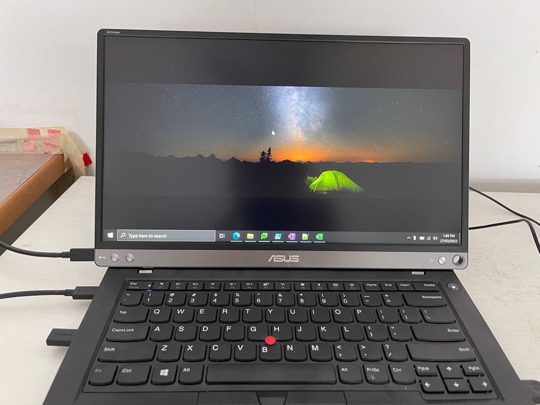 Asus portal monitor MB16ACE, Computers & Tech, Parts & Accessories ...