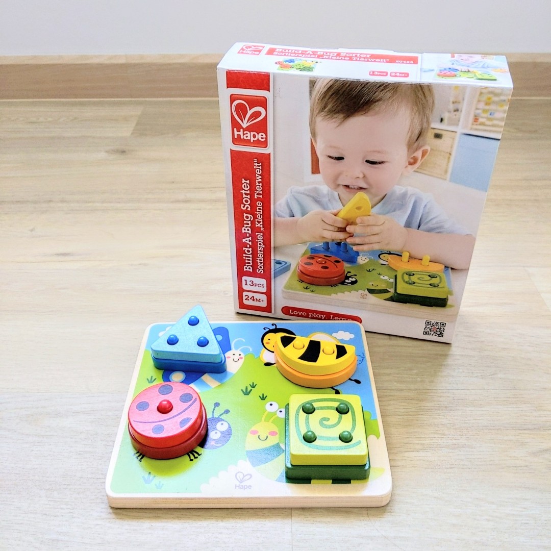 BNIB Hape Build-A-Bug Sorter, Babies & Kids, Infant Playtime on Carousell