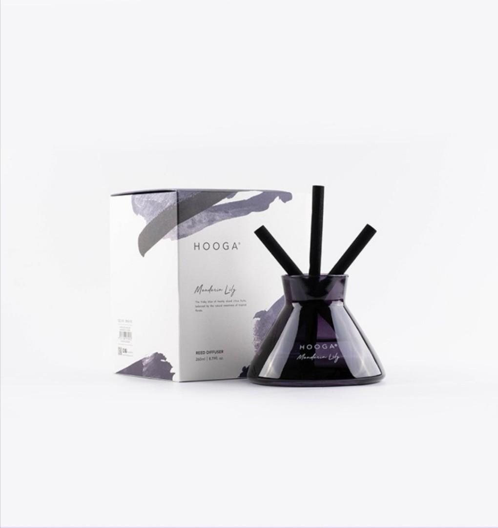BNIB Hooga Reed Diffuser - Mandarin Lily 260ml, TV & Home Appliances ...