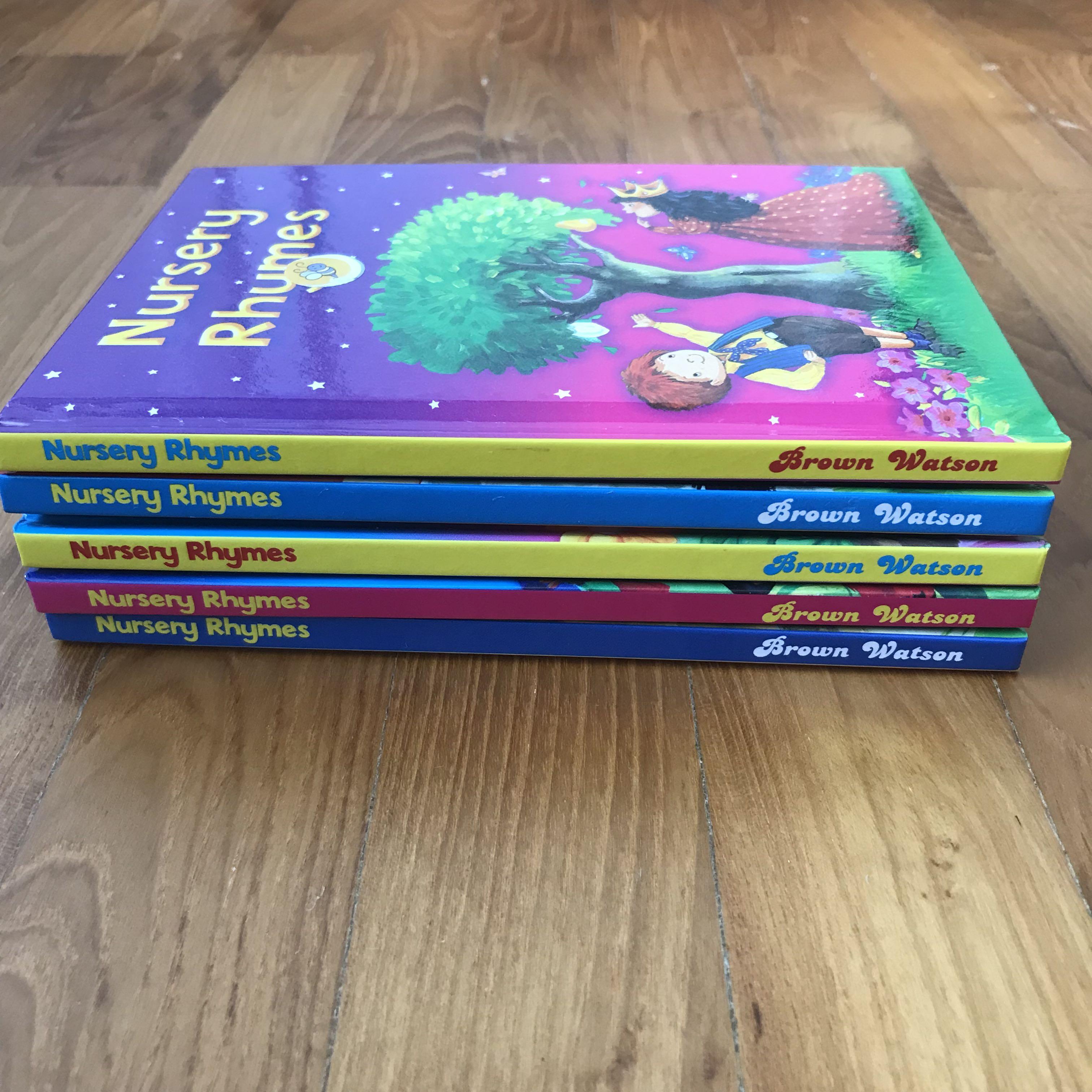 Box set of 5 nursery rhymes English story books for children toddlers ...