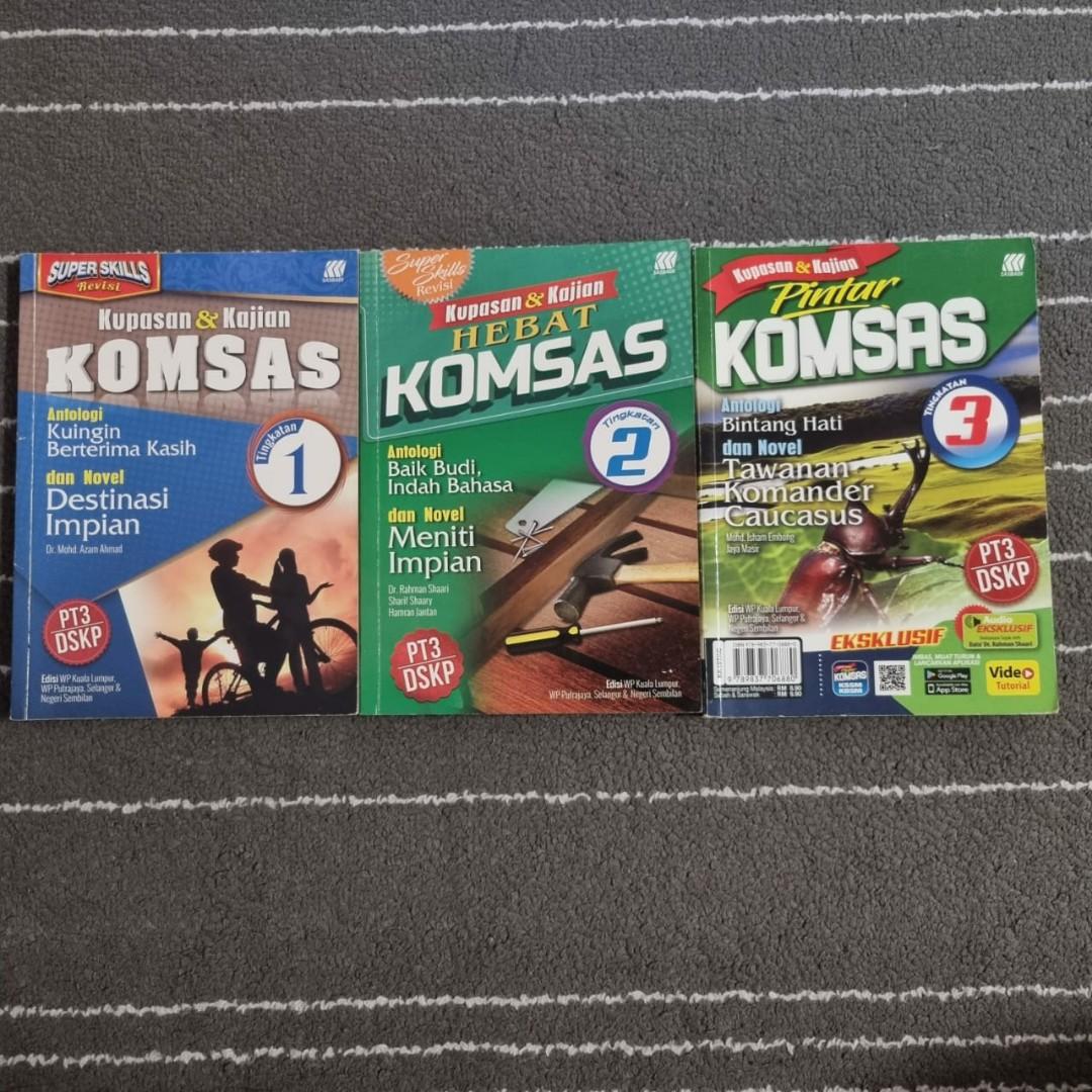 Buku KOMSAS Tingkatan 1,2 dan 3, Hobbies & Toys, Books & Magazines ...