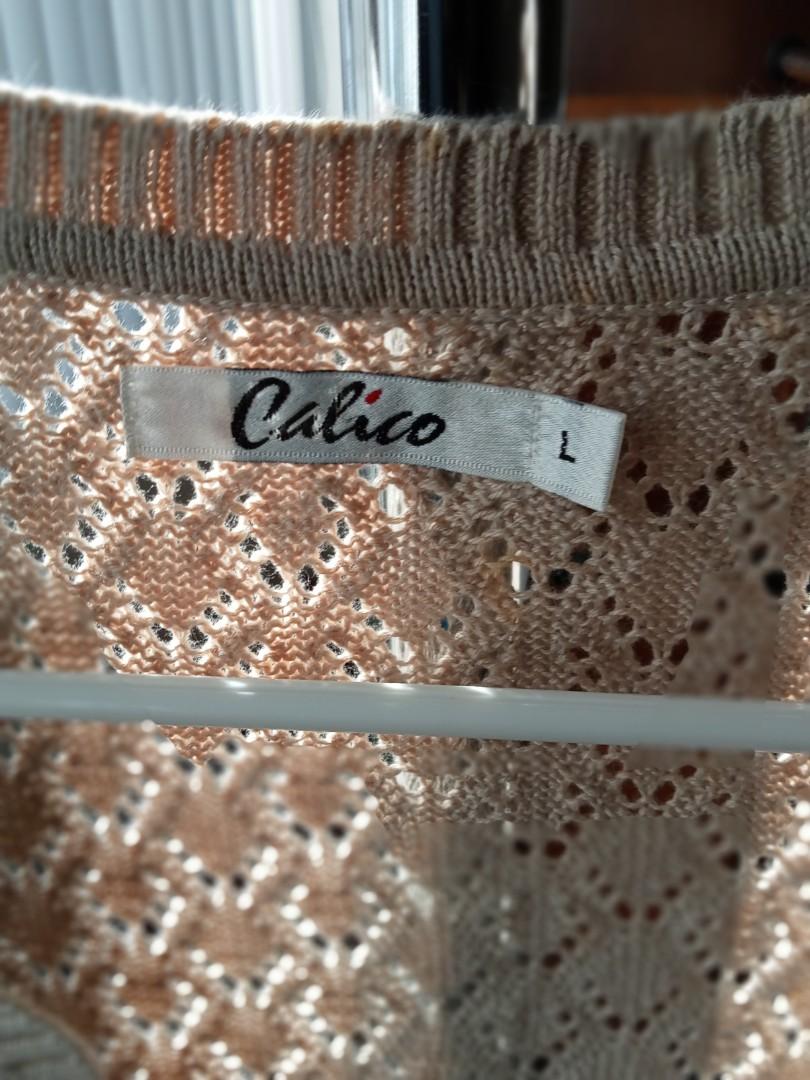 CALICO LARGE CROPPED BLAZER- CROCHET, Women's Fashion, Tops, Others ...