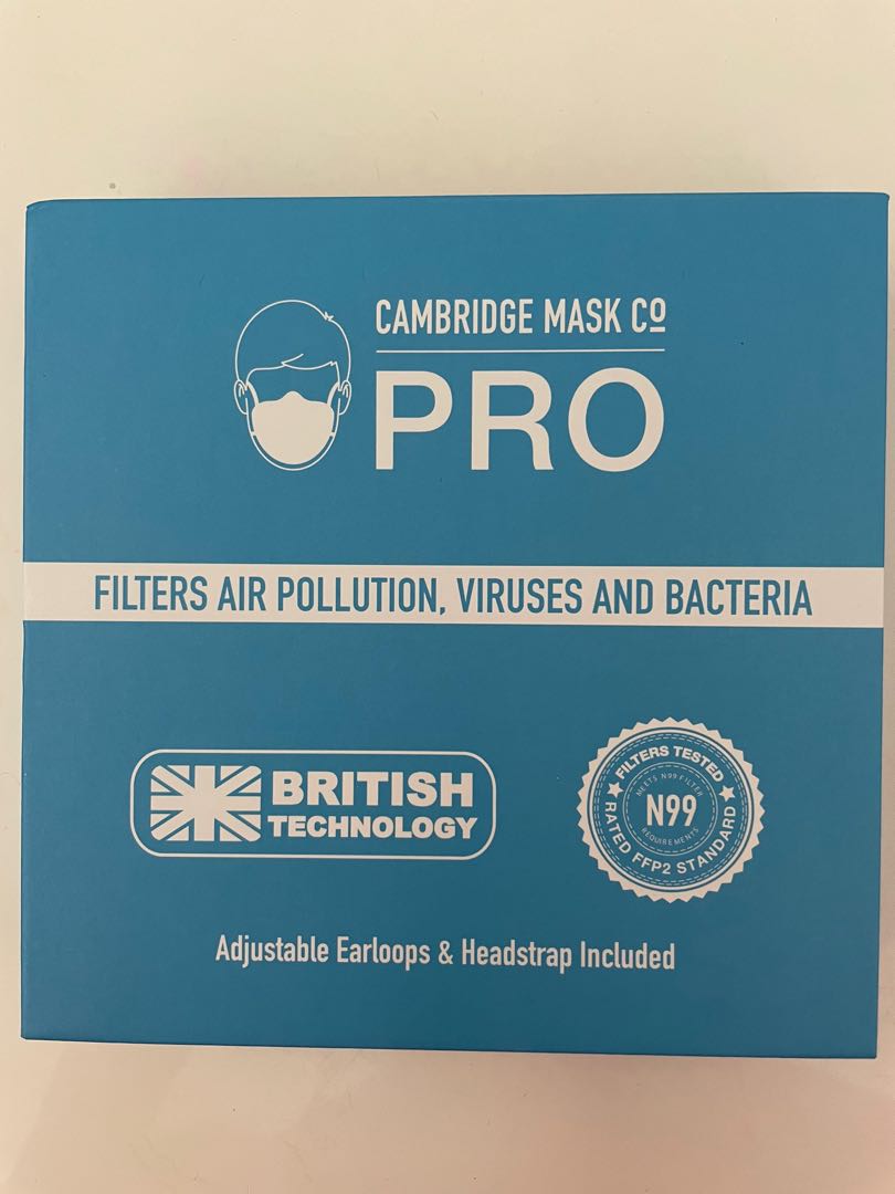 Cambridge mask pro (M), 健康及營養食用品, 口罩、面罩 - Carousell