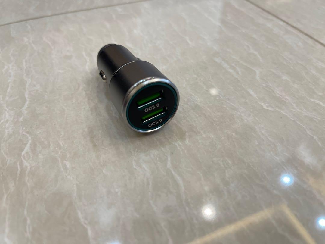 Car cigarette adapter USB charger, Car Accessories, Accessories on ...