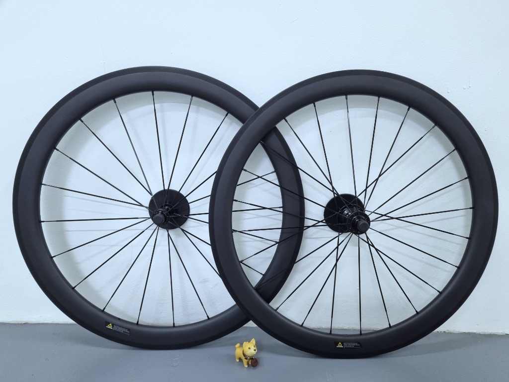 Carbon Wheelset Road Bike 50mm 700c 25c/23c Powerway R13 Loud Hub ...