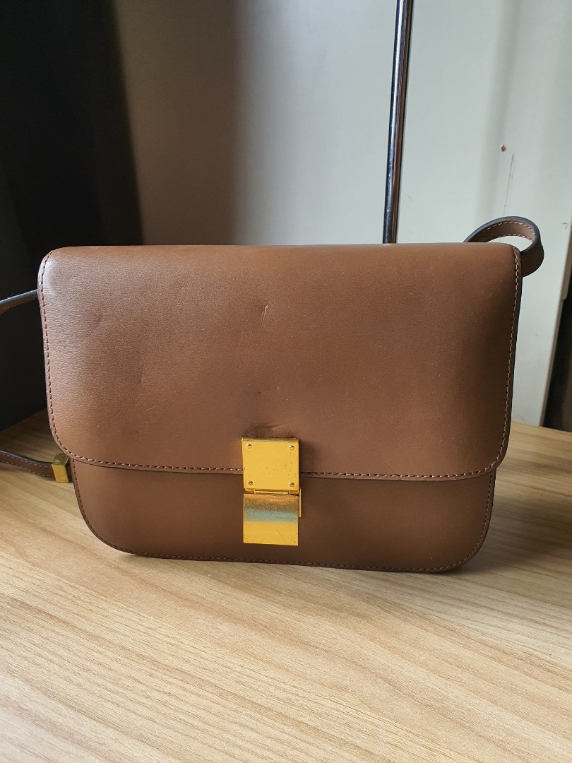 Celine box bag, Luxury, Bags & Wallets on Carousell