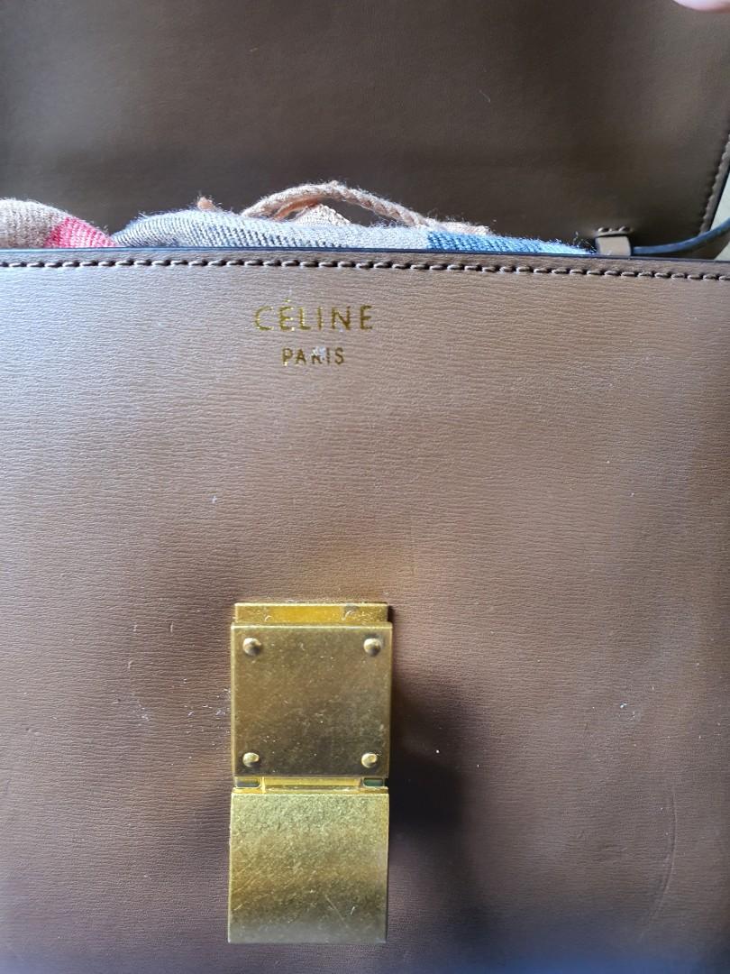 Celine box bag, Luxury, Bags & Wallets on Carousell