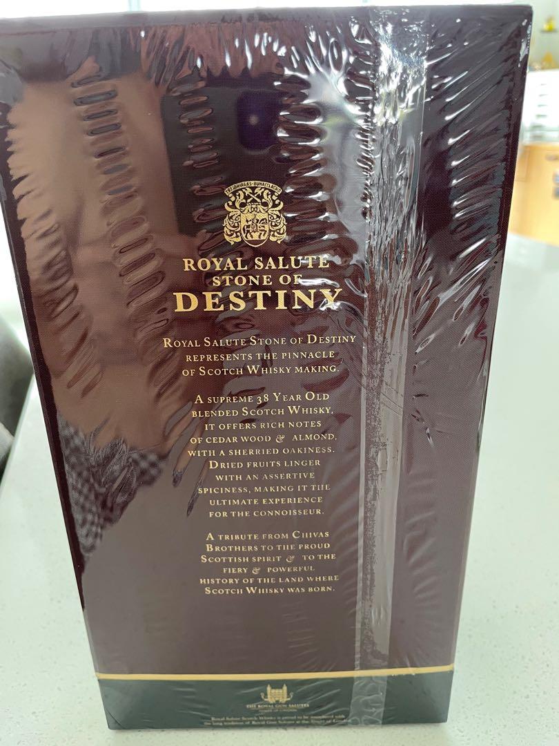 Royal Salute Stone Of Destiny 38 Yrs old 500 ml, Food & Drinks ...