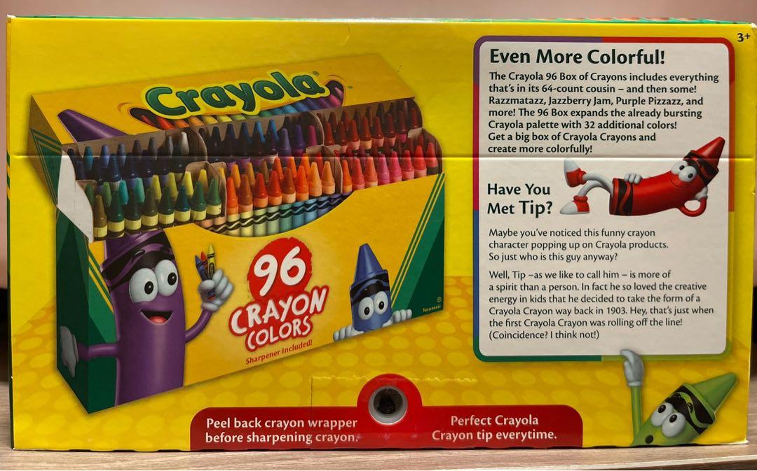 Crayola 96 Colors Crayon Age 3+, Hobbies & Toys, Stationery & Craft ...