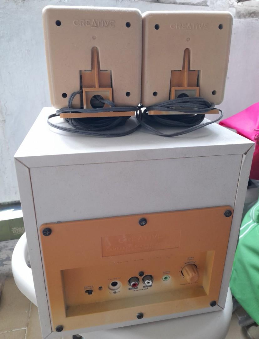 Creative Cambridge Soundworks SW320 speaker, 音響器材, Soundbar、揚聲器、藍牙喇叭、耳擴 ...