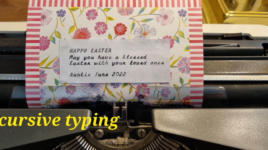 Cursive typewriter, Hobbies & Toys, Stationery & Craft, Craft Supplies ...