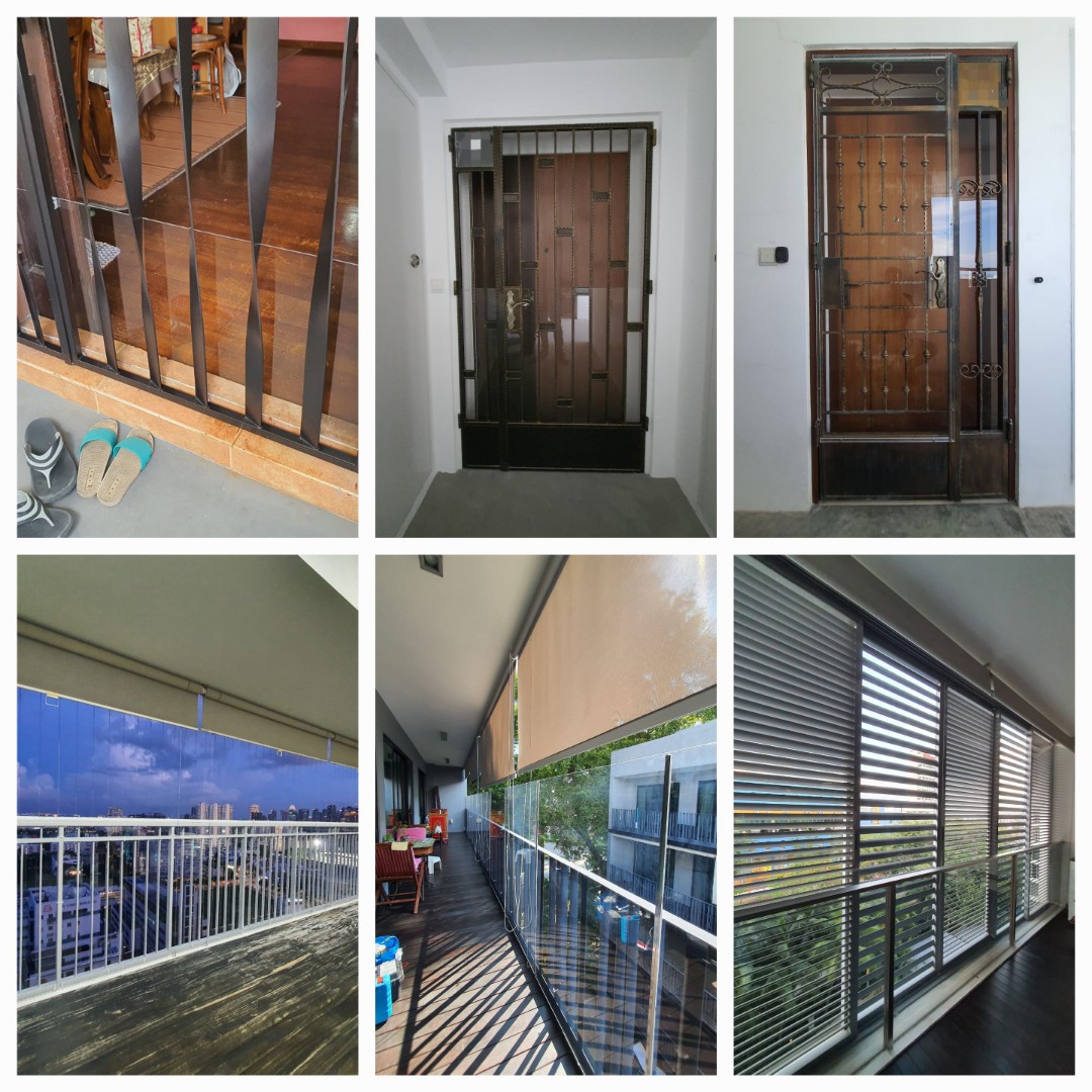 Customised Acrylic Panel For Gate/ Balcony (Whole/Partial), Everything ...