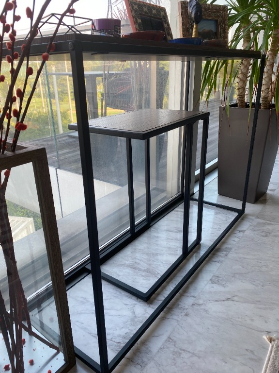 Dana Console Table 1.1m and Side Table - Walnut, Furniture & Home ...