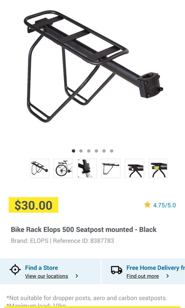 Decathlon Elops 500 Bicycle Rack, Sports Equipment, Bicycles & Parts ...