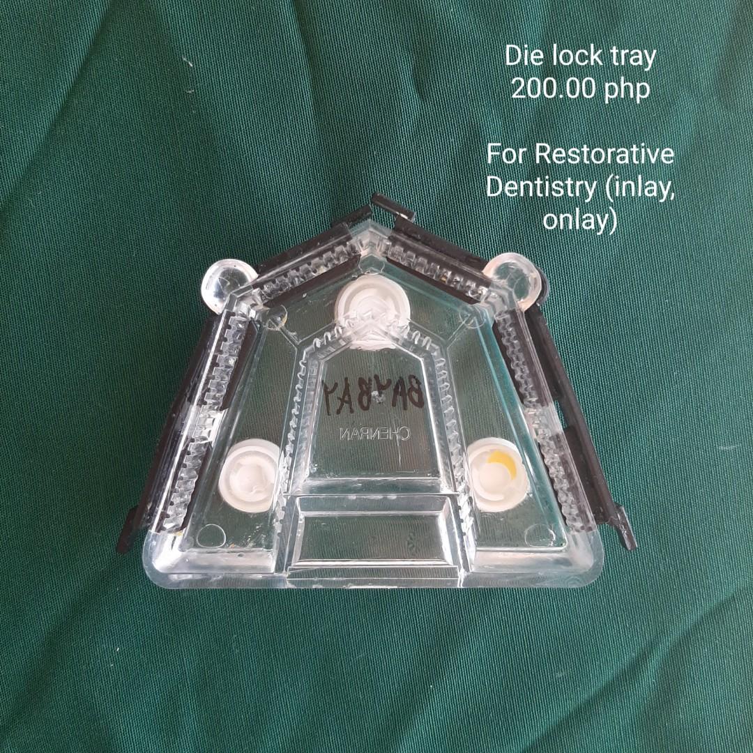 Die Lock Tray, Health & Nutrition, Medical Supplies & Tools on Carousell