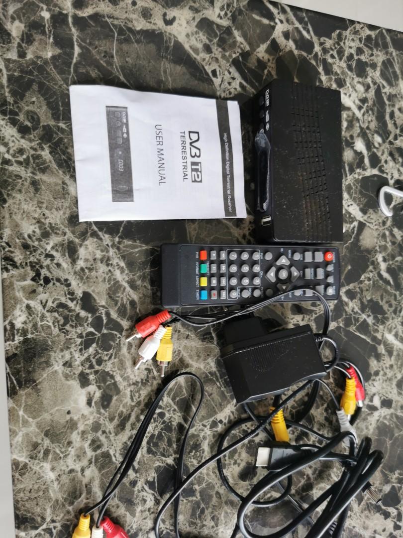 Digital TV Decoder Box DVB T2 w/o Antenna, TV & Home Appliances, TV ...