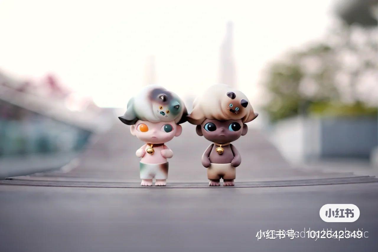 Dimoo Blue Calico and dimoo Siamese Cat, Hobbies & Toys, Toys & Games ...