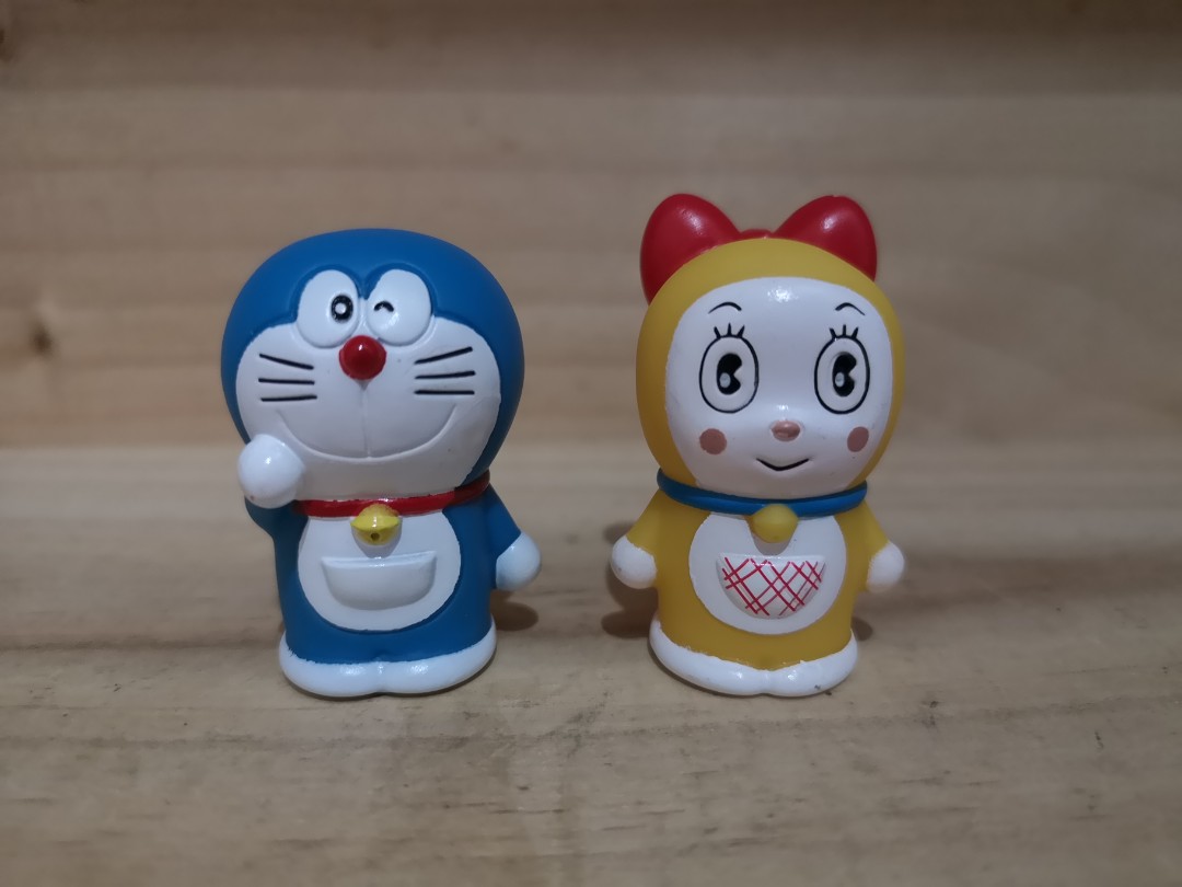 Doraemon and Dorami Mini Figures set by Shopro on Carousell