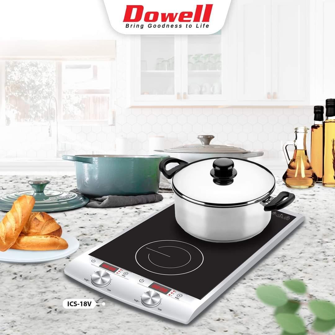 Dowell Vertical Double Burner Induction Cooker Energy Efficient with ...