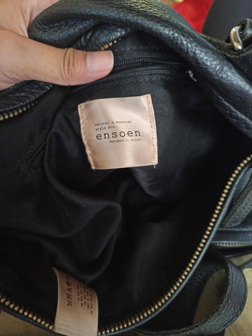 Ensoen leather bag no issues, Luxury, Bags & Wallets on Carousell