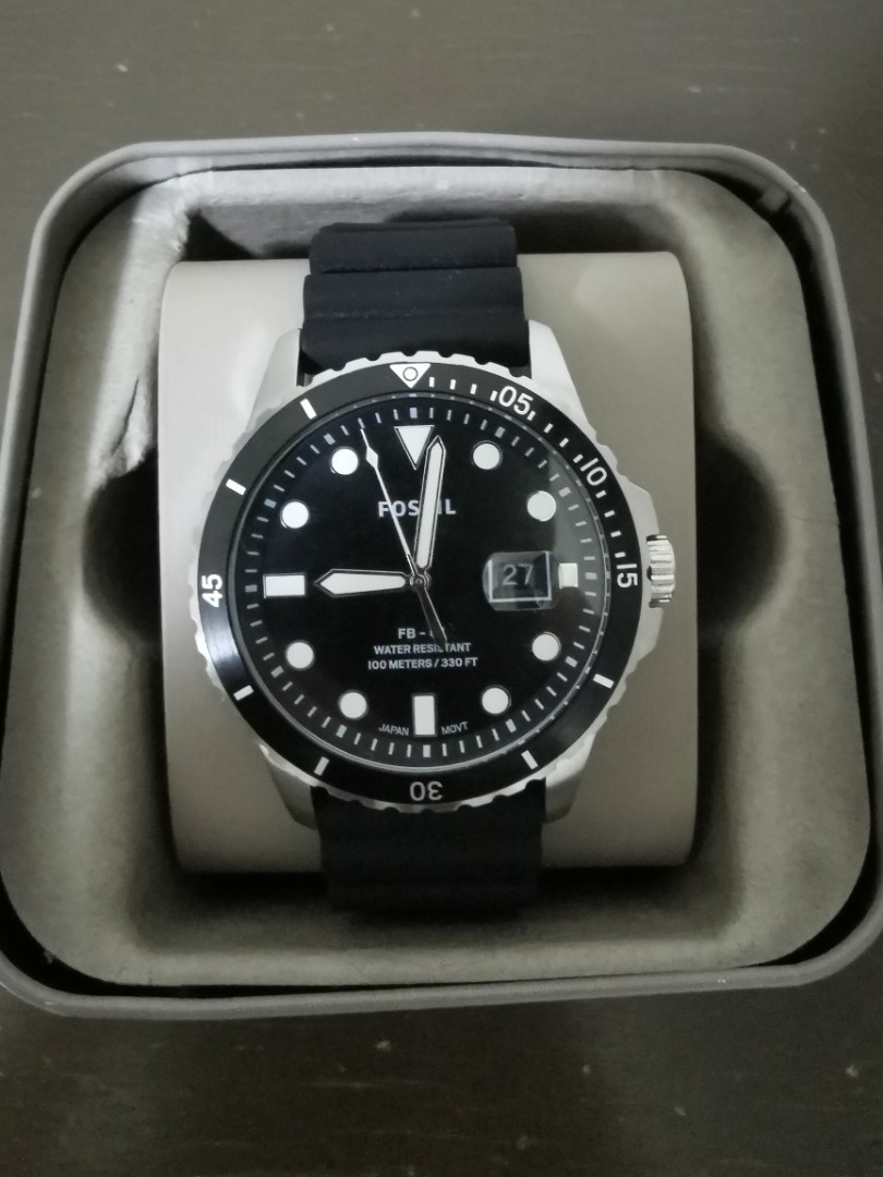 Fossil Dive Style Watch, Men's Fashion, Watches & Accessories, Watches ...