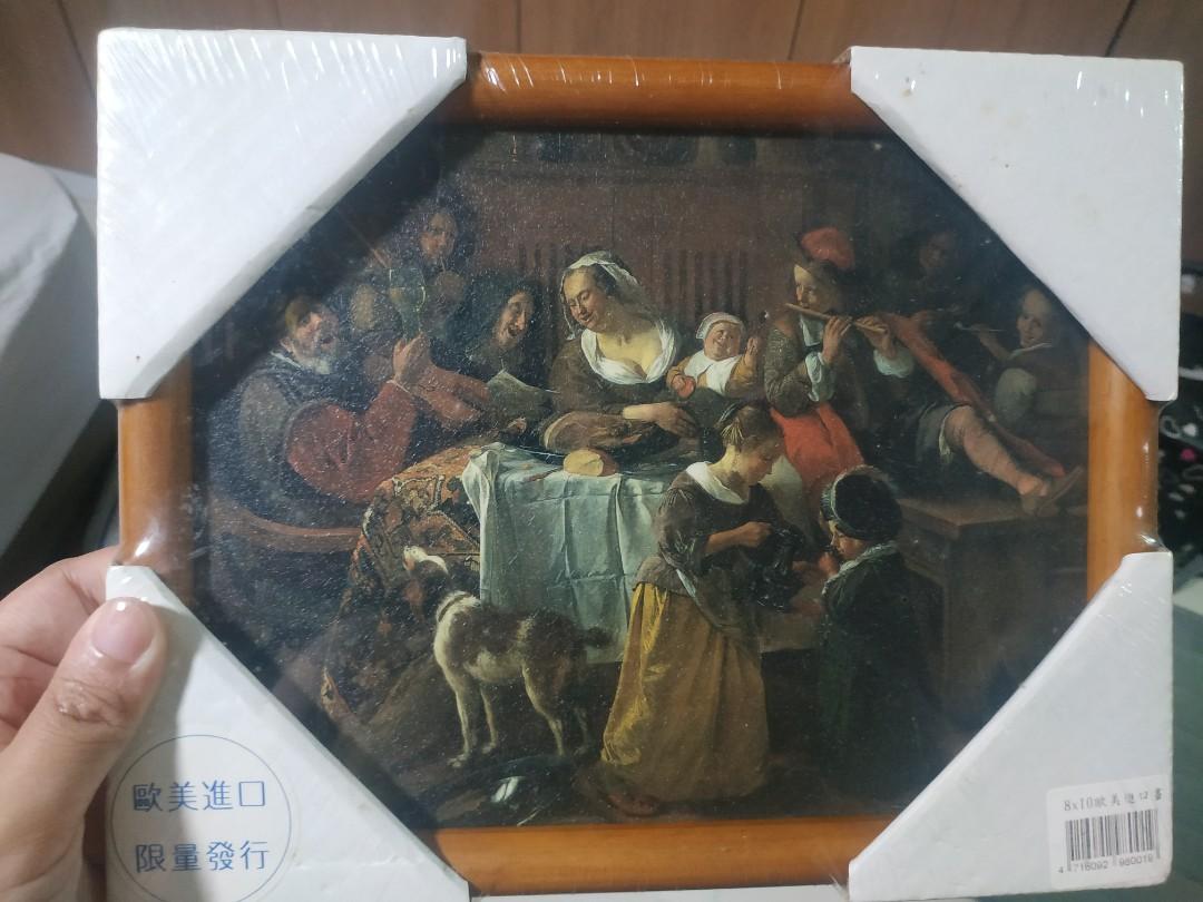 Frame with olden day style painting, Furniture & Home Living, Home ...