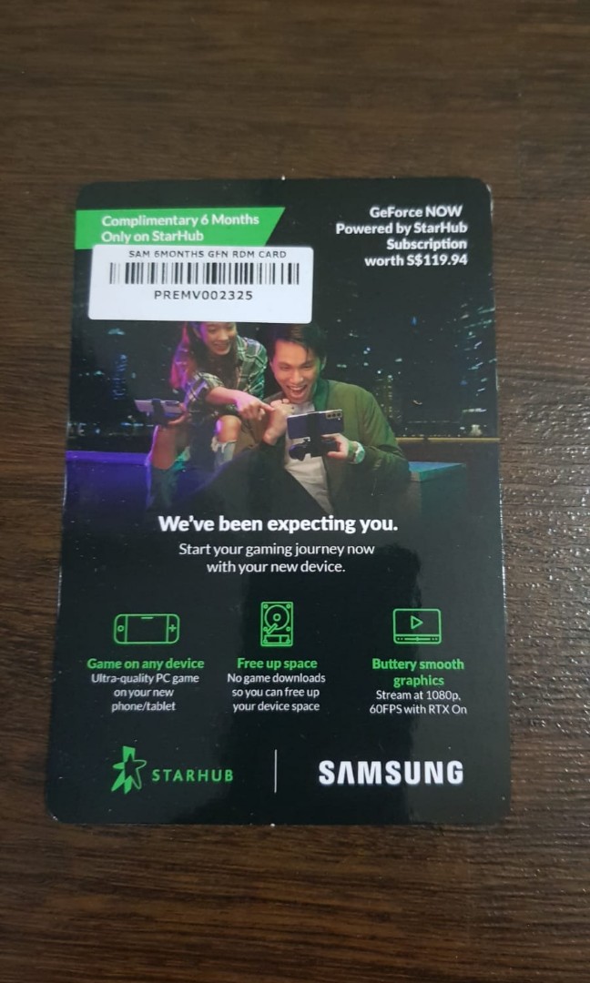 GeForce NOW Subscription (6 Mths), Video Gaming, Gaming Accessories ...