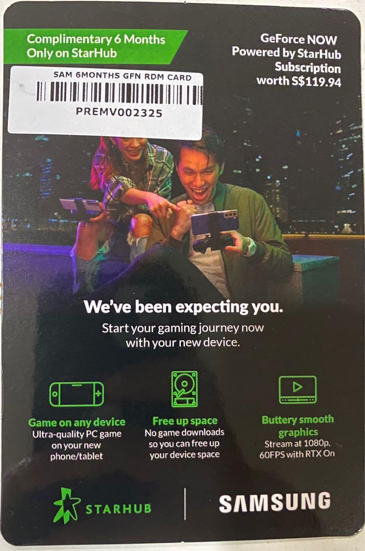 GeForce NOW voucher worth 119.94$, Video Gaming, Gaming Accessories ...