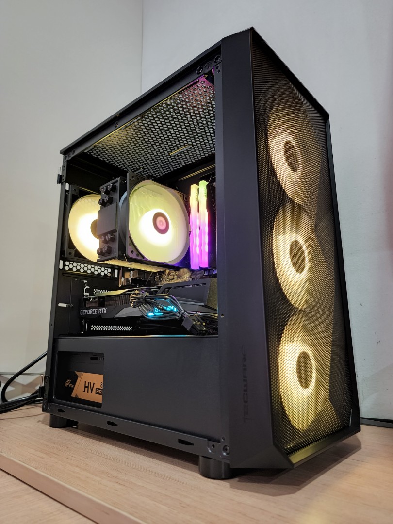 GIGABYTE CUSTOM GAMING PC - RYZEN 5600X + RTX 3060 GAMING OC, Computers ...