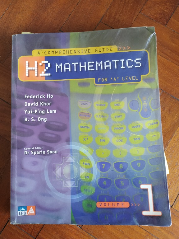 H2 Mathematics Comprehensive Guide textbook volume 1, Hobbies & Toys ...
