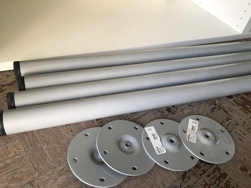 Ikea ADILS table legs, Furniture & Home Living, Furniture on Carousell