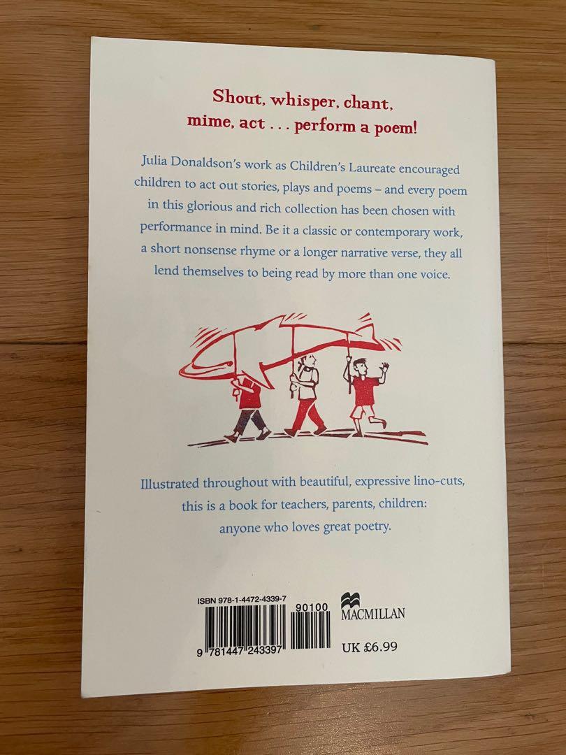 Julia Donaldson Poems to Perform, Hobbies & Toys, Books & Magazines ... Julia Donaldson Poems to Perform, Hobbies & Toys, Books & Magazines ...
