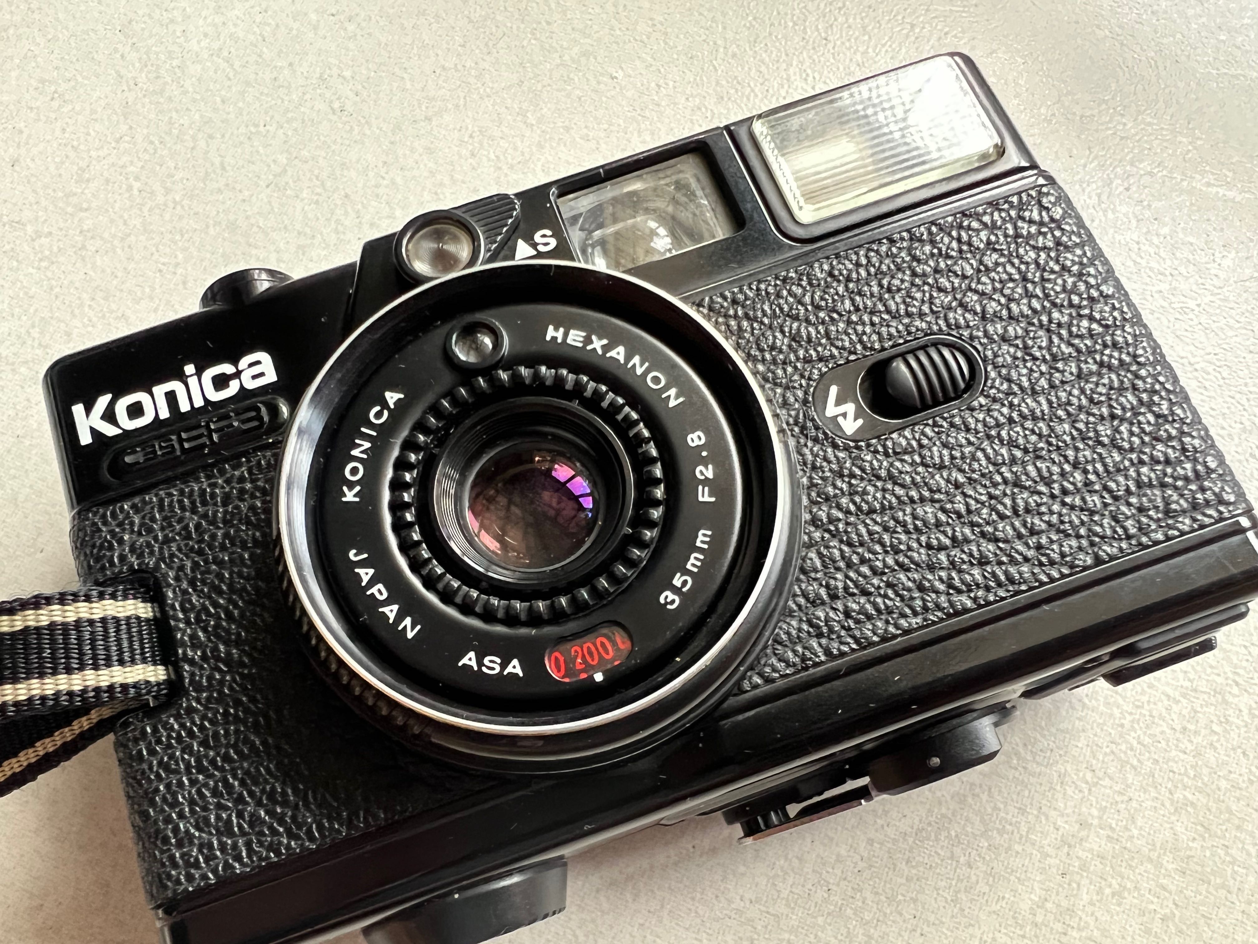 Konica c35 ef3 35mm film camera, Photography, Cameras on Carousell