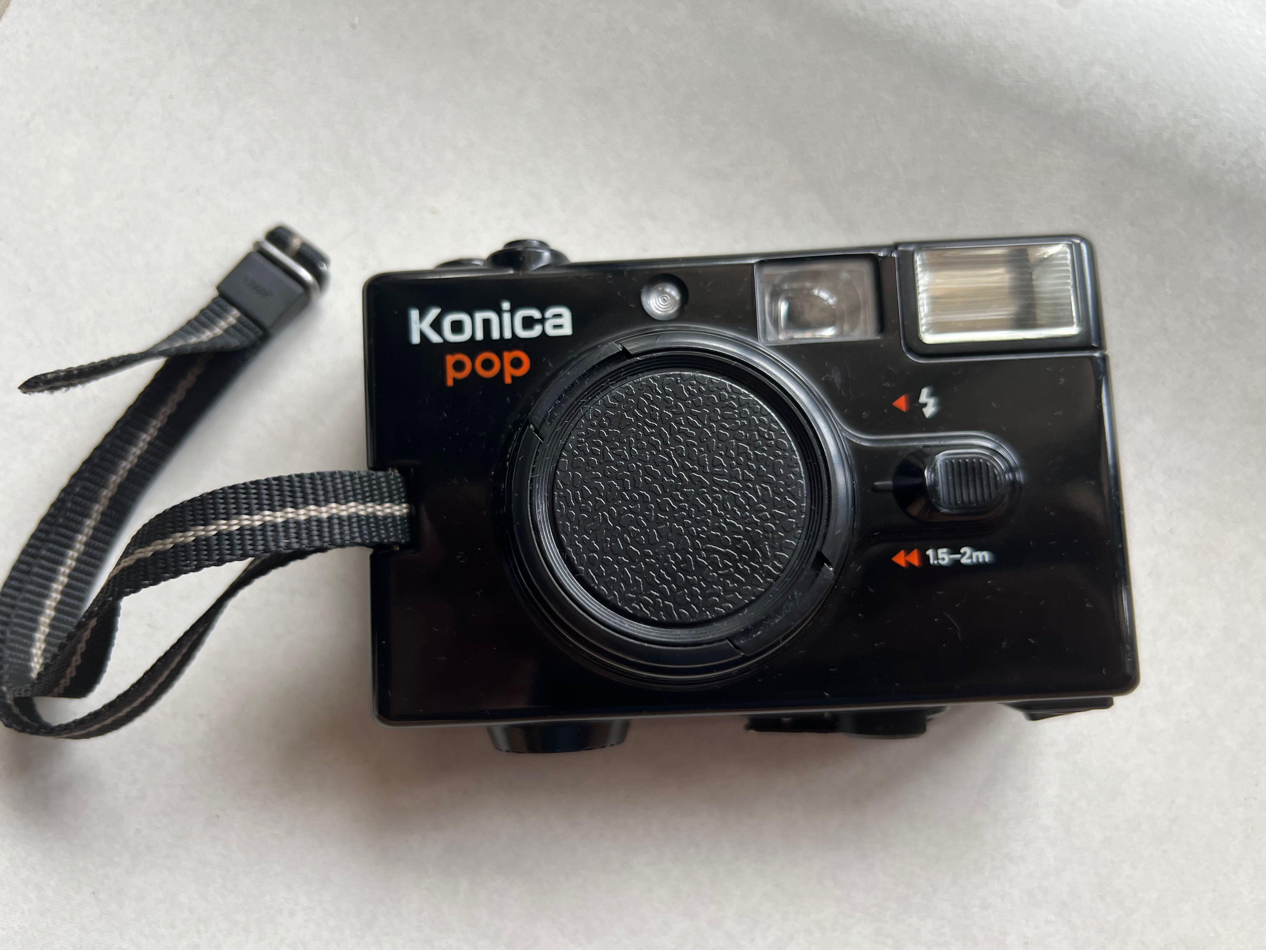Konica Pop 35mm film camera, Photography, Cameras on Carousell