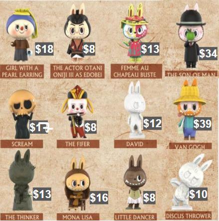 Labubu Arts Figurines Popmart, Hobbies & Toys, Toys & Games on Carousell