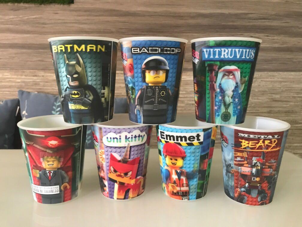 Lego movie cups, Hobbies & Toys, Memorabilia & Collectibles, Vintage ...