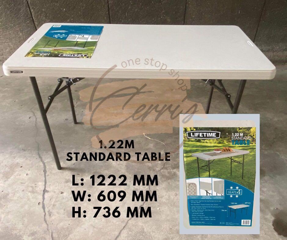 Lifetime Standard Table, Furniture & Home Living, Furniture, Tables ...