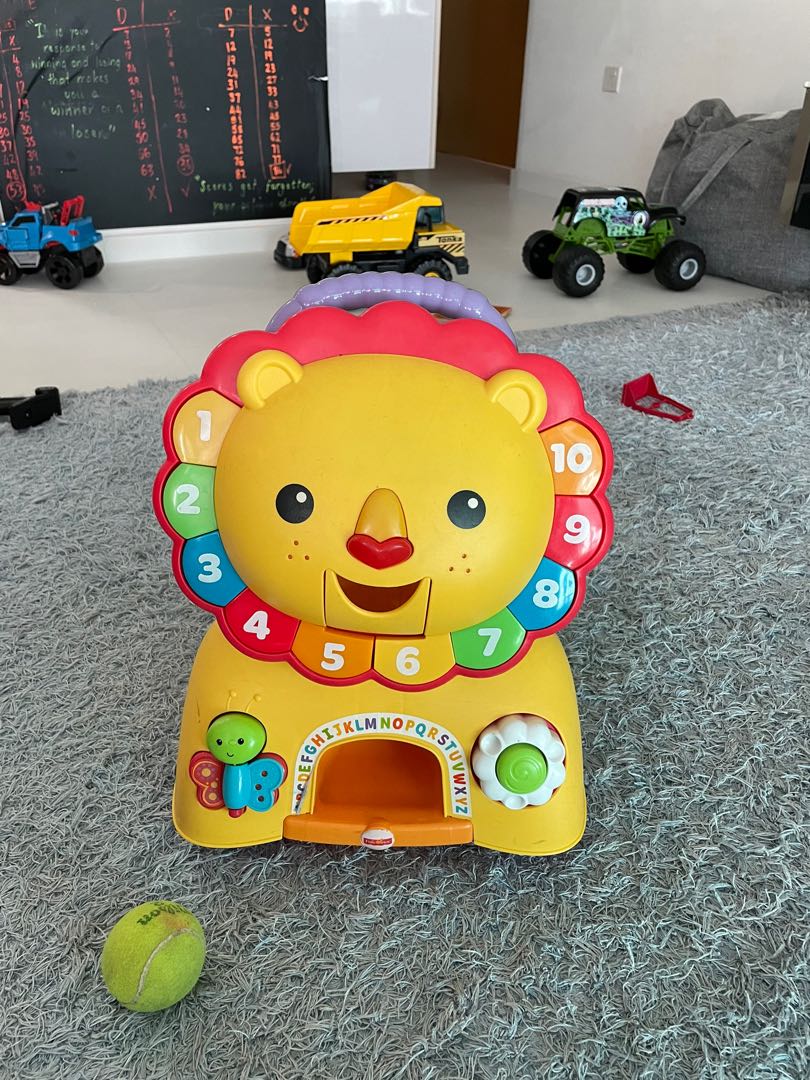 Lion ride on, Babies & Kids, Infant Playtime on Carousell