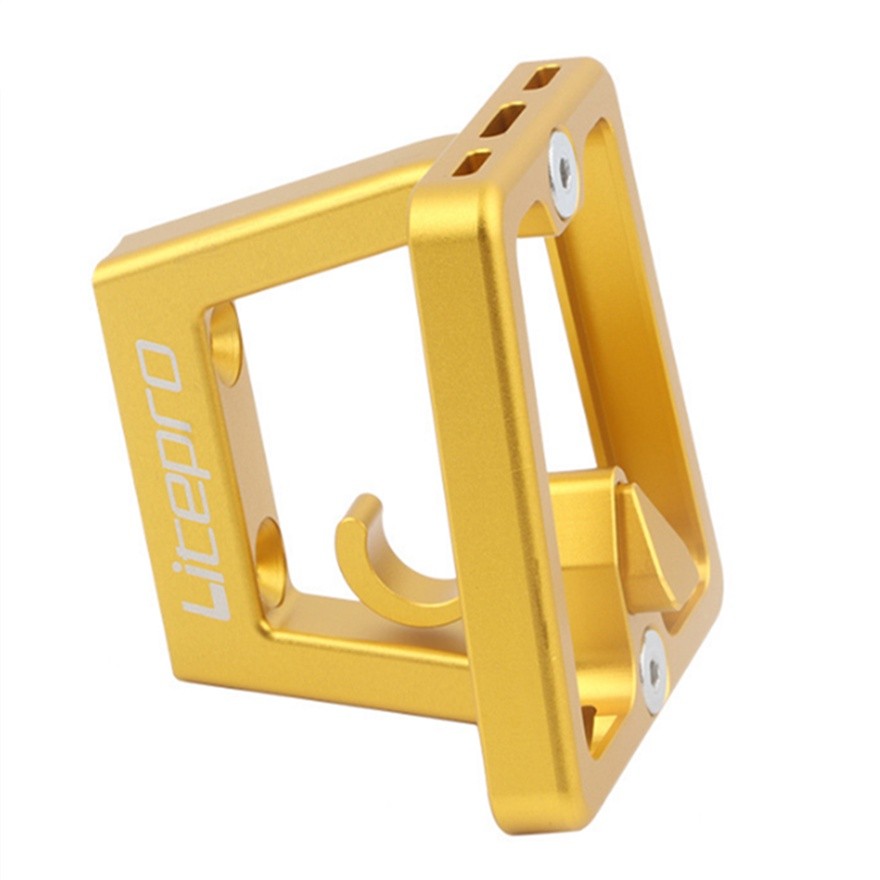 Gold Litepro Front Block Holder Brompton, Sports Equipment, Bicycles ...