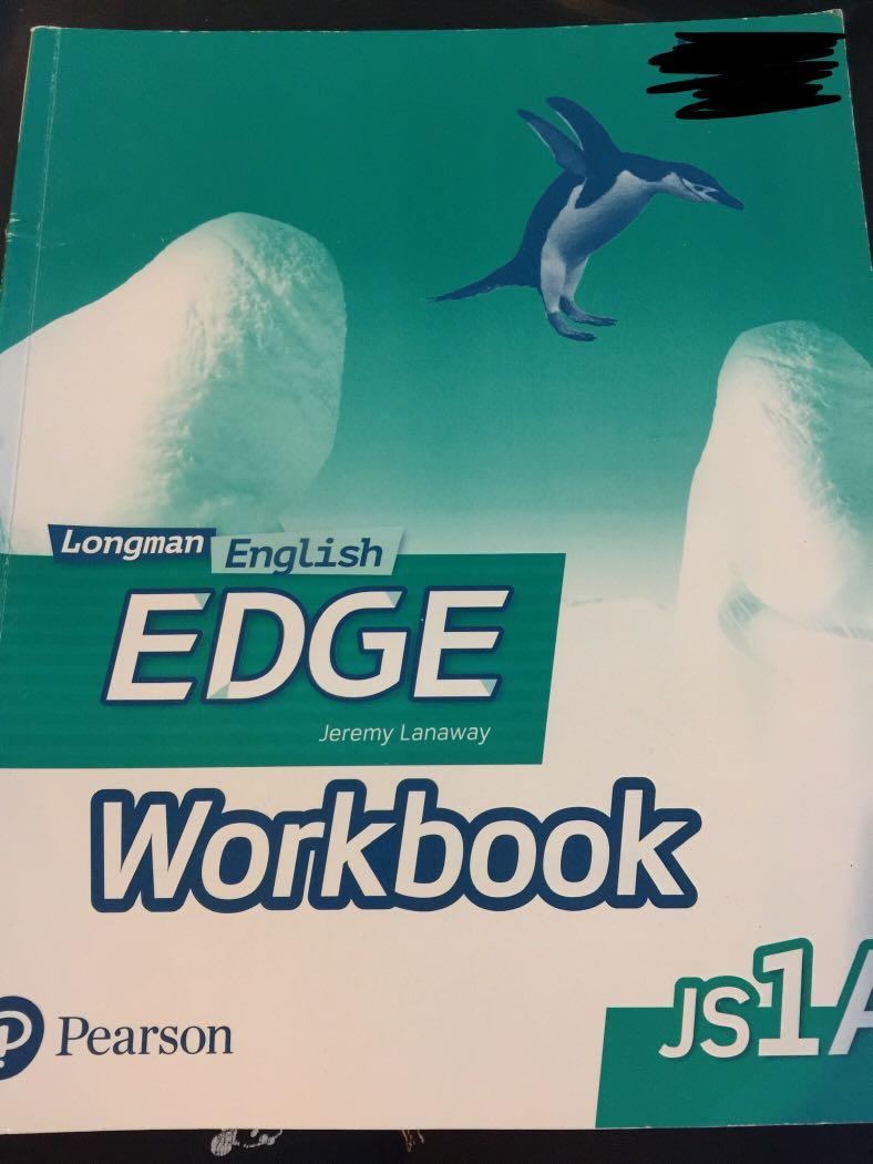 Longman English Edge JS1A Listening book, Workbook and Textbook.( full ...
