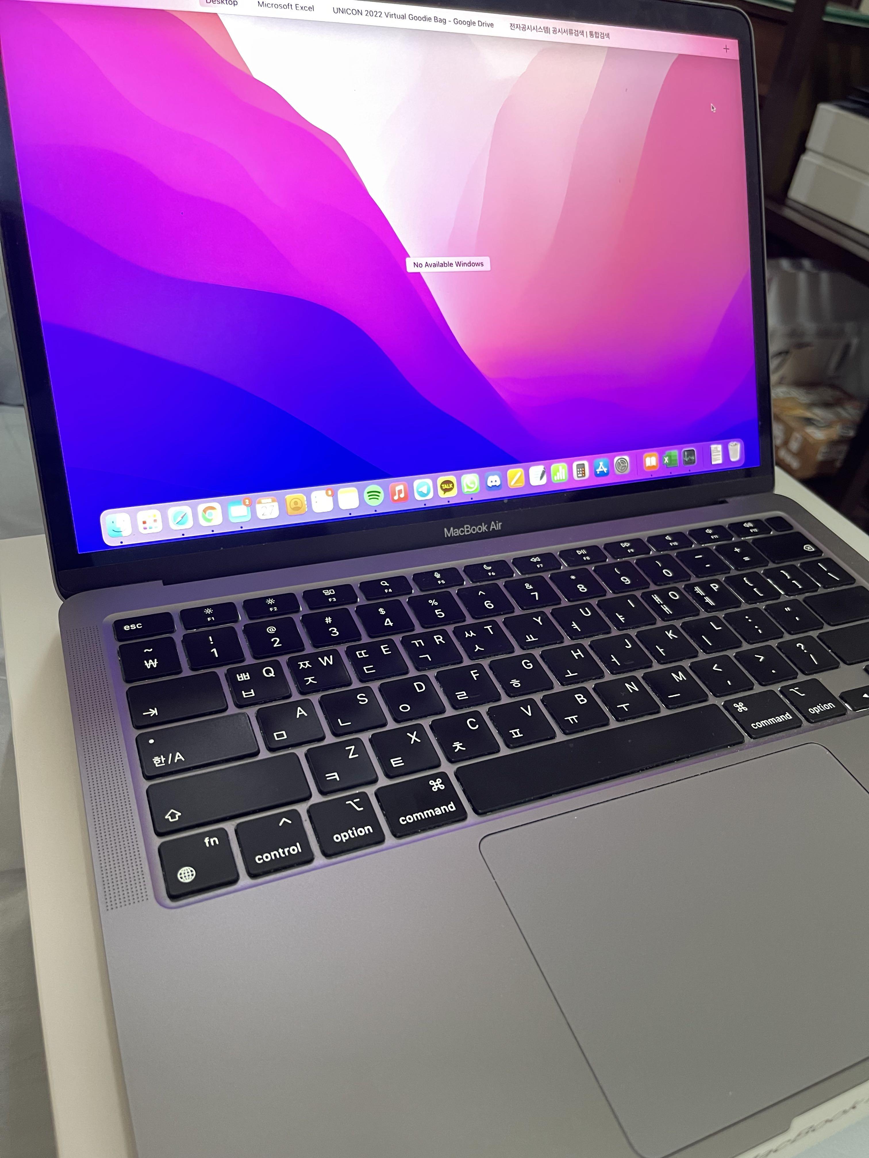 M1 Macbook Air KOREAN&ENGLISH KEYBOARD, Computers & Tech, Laptops ...