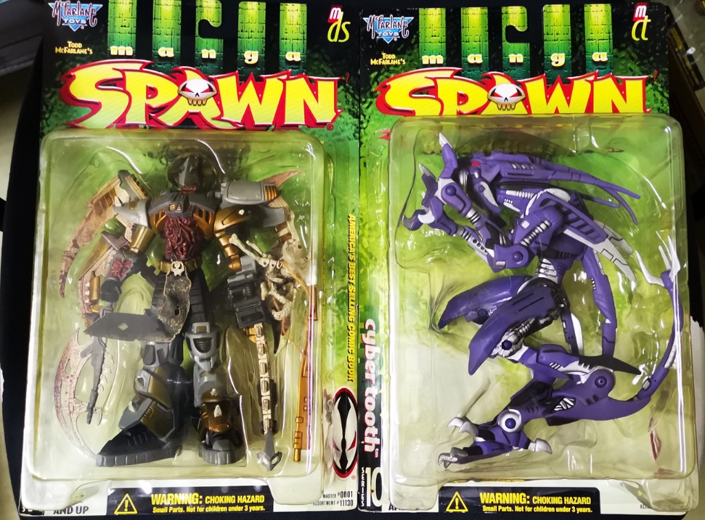 Mcfarlane Spawn Series 10 Combo MANGA DEAD SPAWN + CYBERTOOTH -RARE on ...