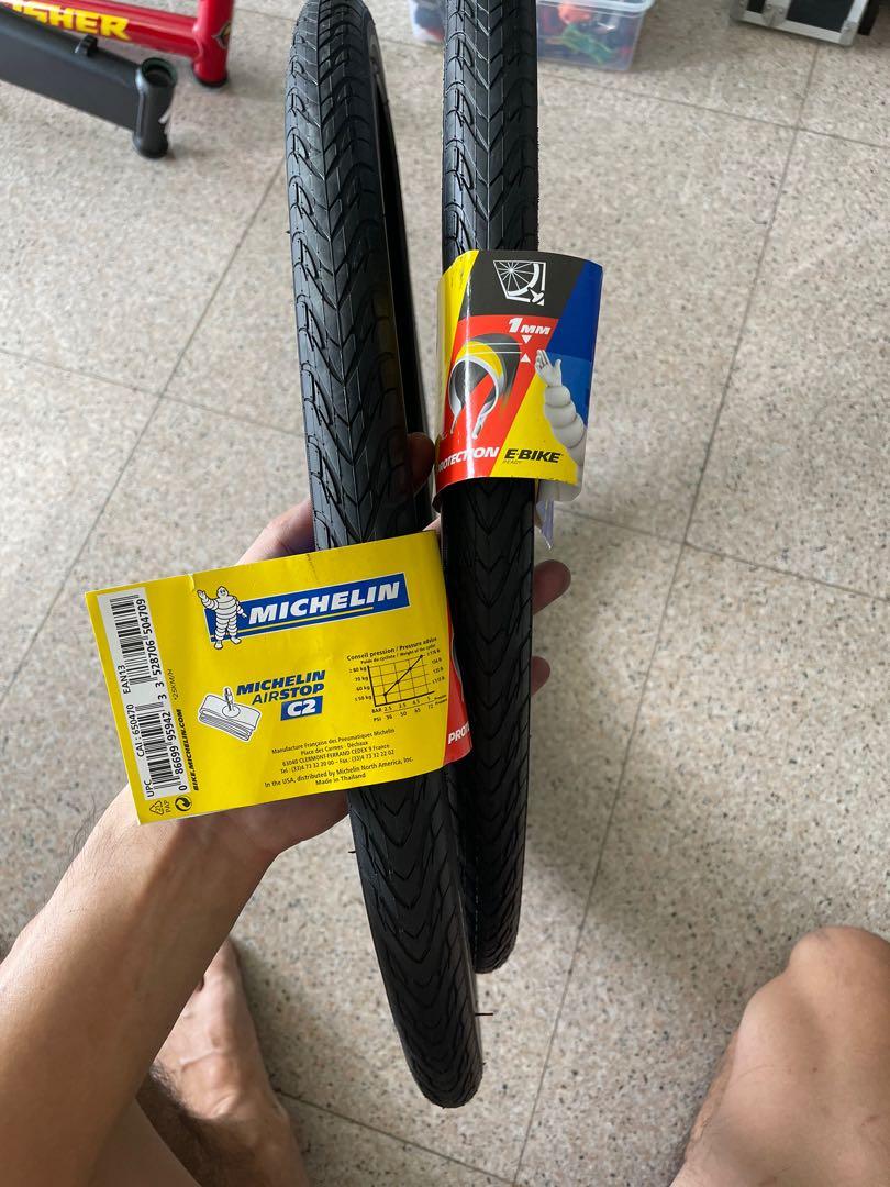 Michelin Protek 26 x 1.4 inch Bicycle bike tyre tire, Sports Equipment, Bicycles & Parts, Parts ...