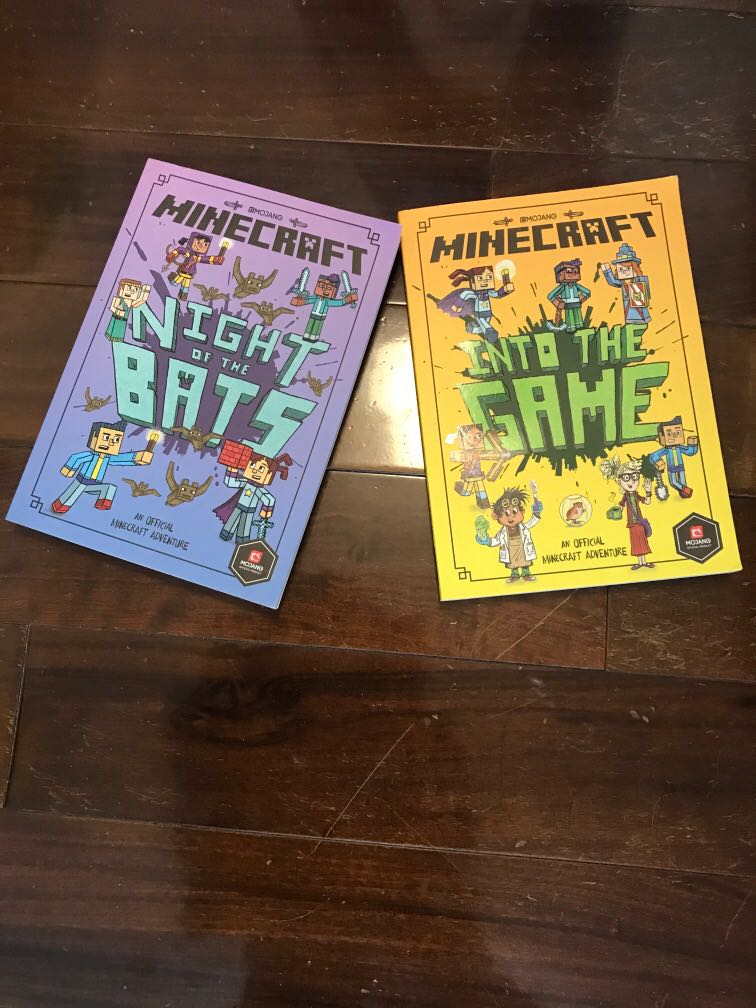 Minecraft Into The Game (1-2), 興趣及遊戲, 書本 & 文具, 小說 & 故事書 - Carousell