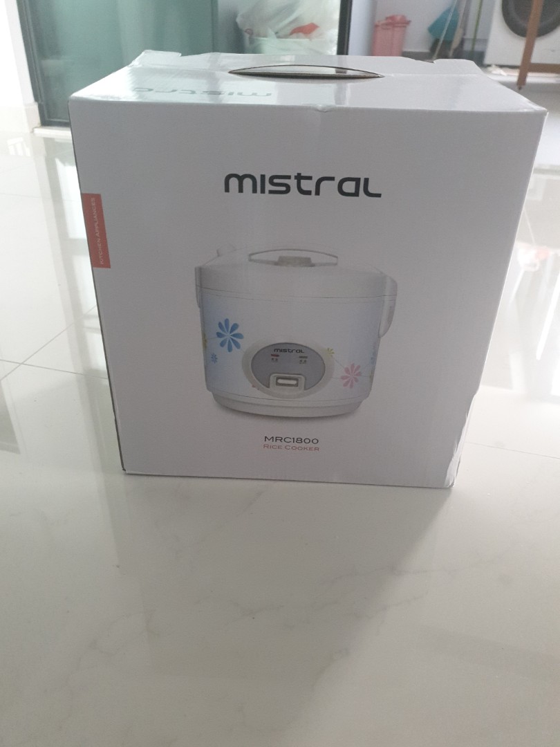 Mistral Rice cooker MRC1800, TV & Home Appliances, Kitchen Appliances ...