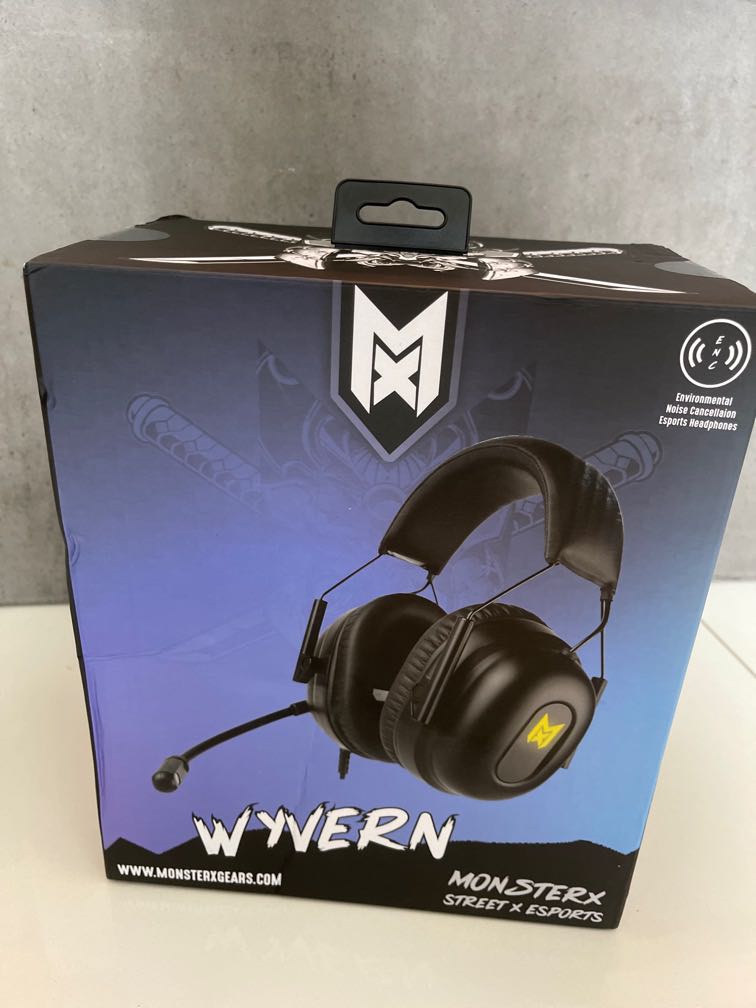 MonsterX WYVERN Wired Esports Headset, Audio, Headphones & Headsets on ...